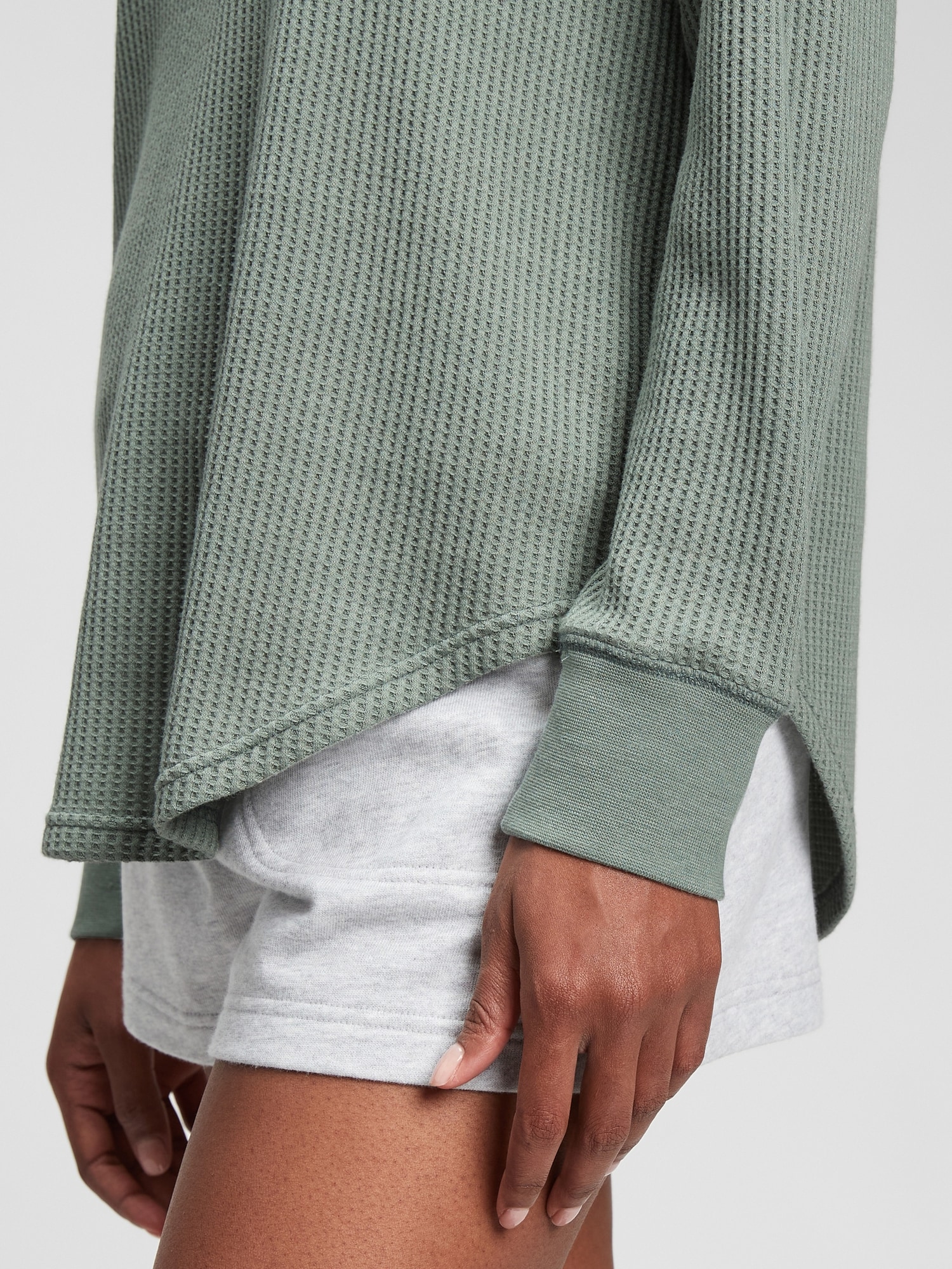 Waffle-Knit Tunic T-Shirt | Gap