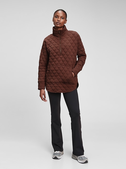 GapFit Jacquard Half-Zip Jacket | Gap