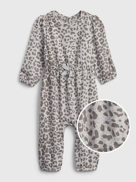 Baby Leopard Print One-Piece | Gap
