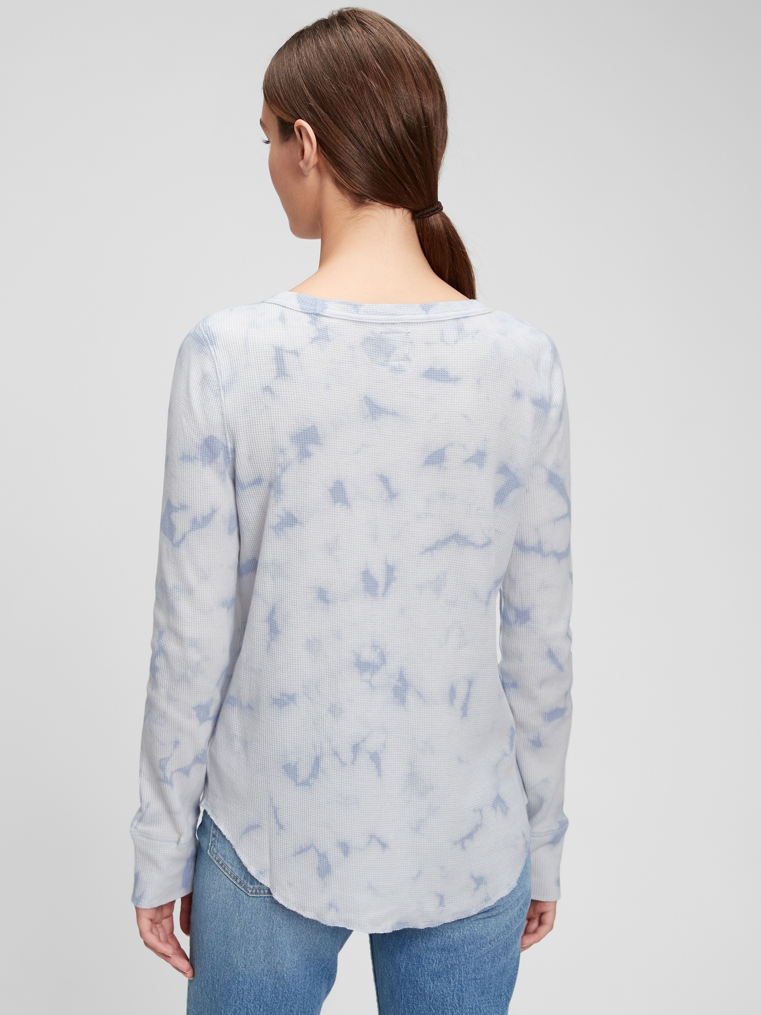 Waffle Knit Tie Dye T Shirt Gap waffle-knit-tie-dye-t-shirt-gap