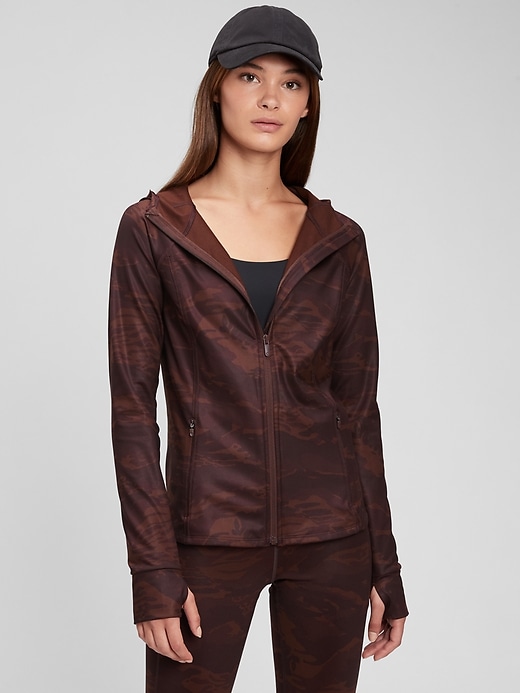 GapFit Recycled Brushed Power Jacket | Gap