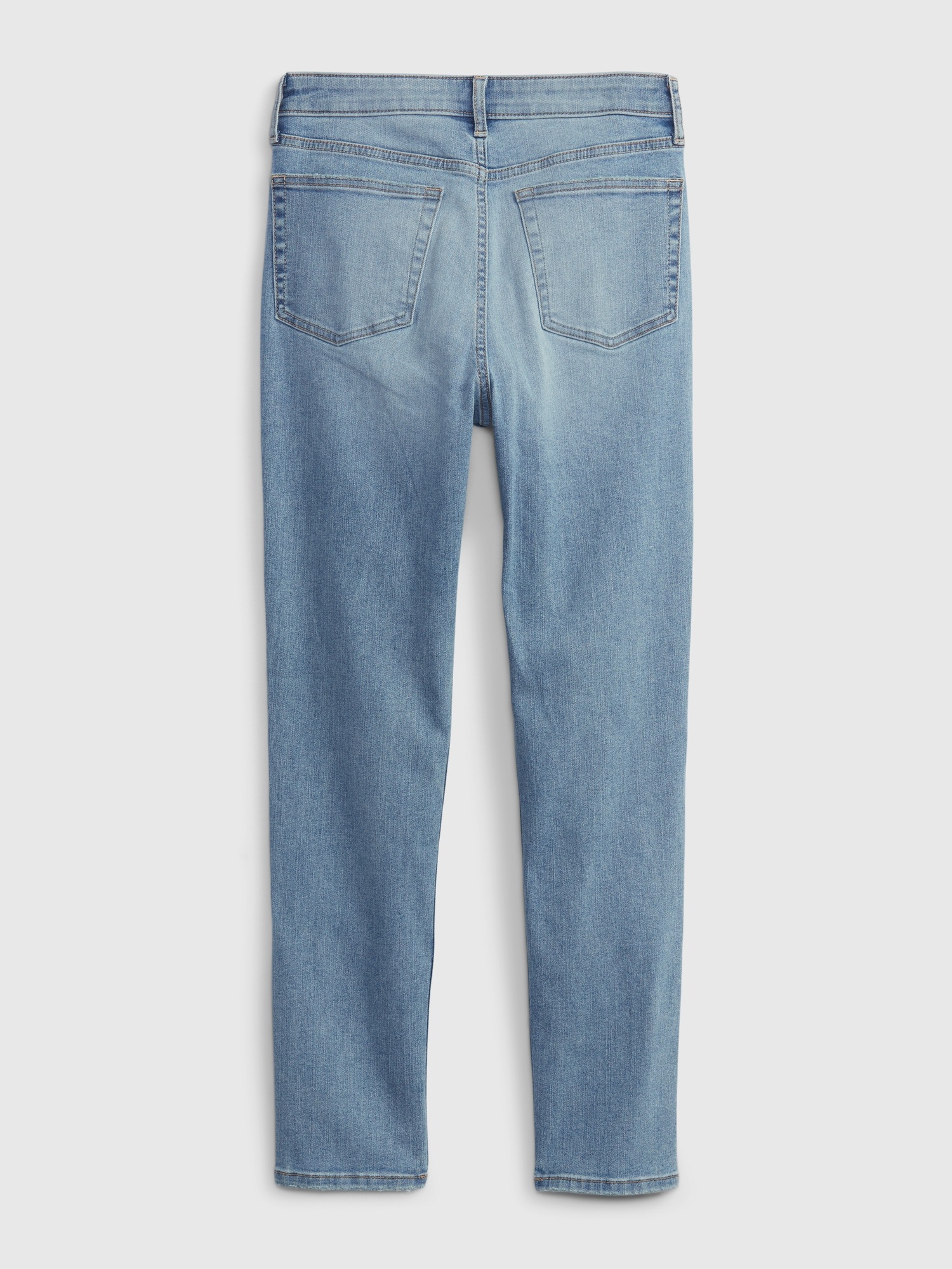 Teen Sky High Rise Skinny Ankle Jeans with Washwell | Gap