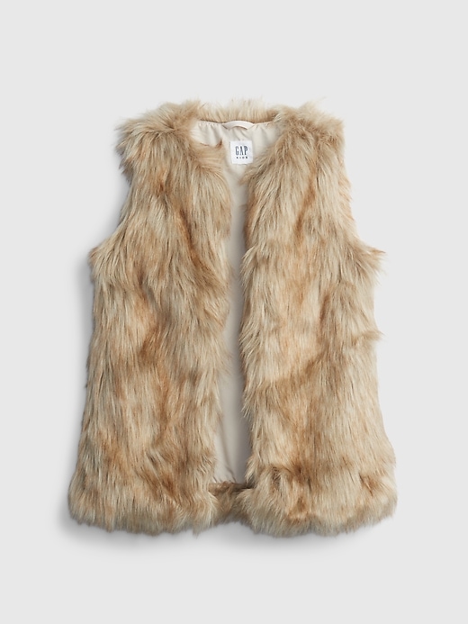 Kids Faux Fur Vest | Gap