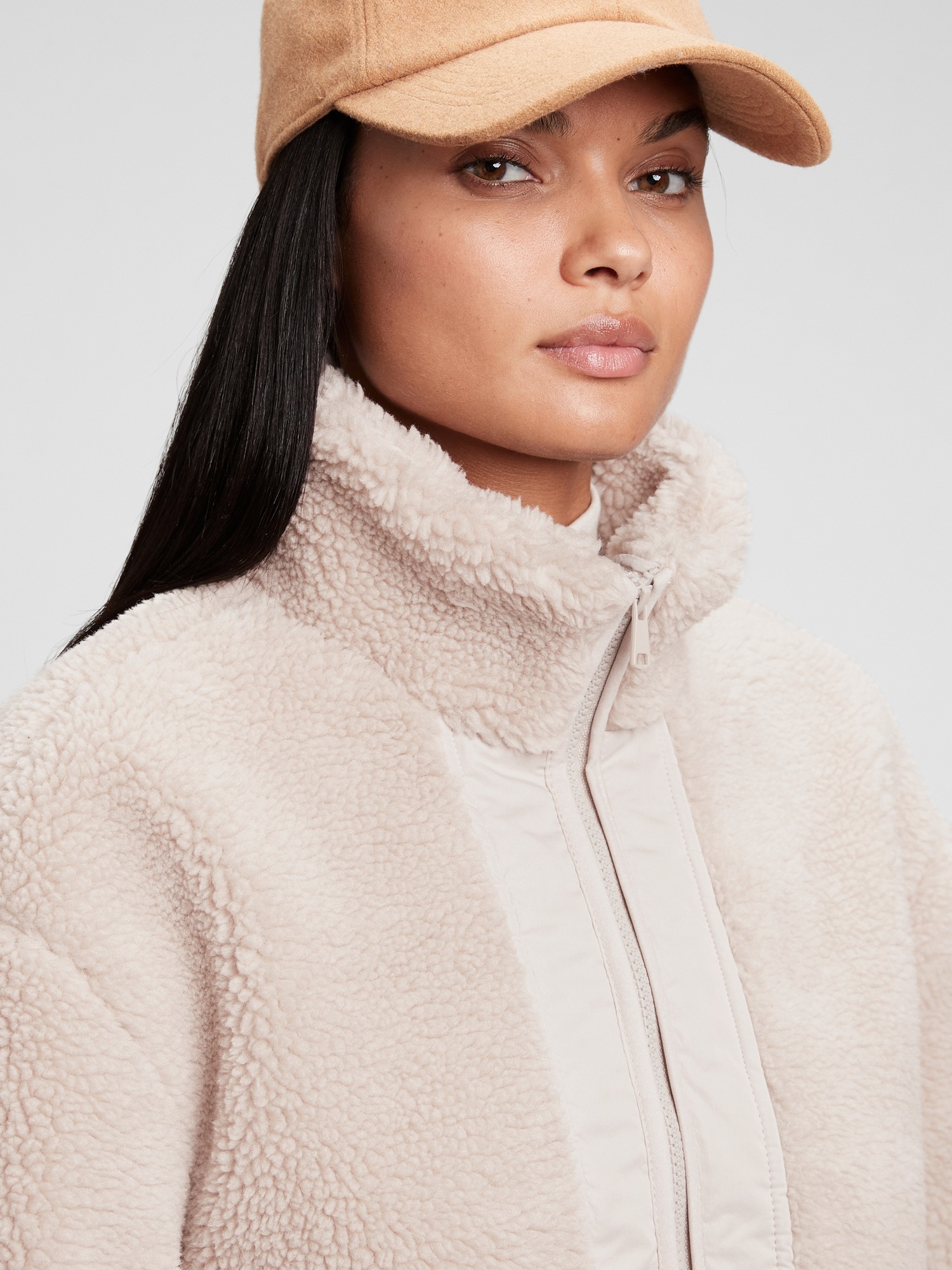 Relaxed Sherpa Jacket Gap relaxed-sherpa-jacket-gap