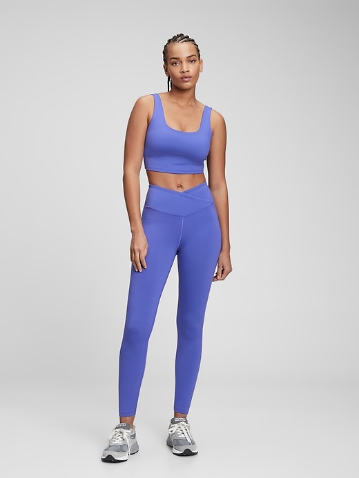 GapFit Eclipse High Rise Crossover Full Length Leggings Gap