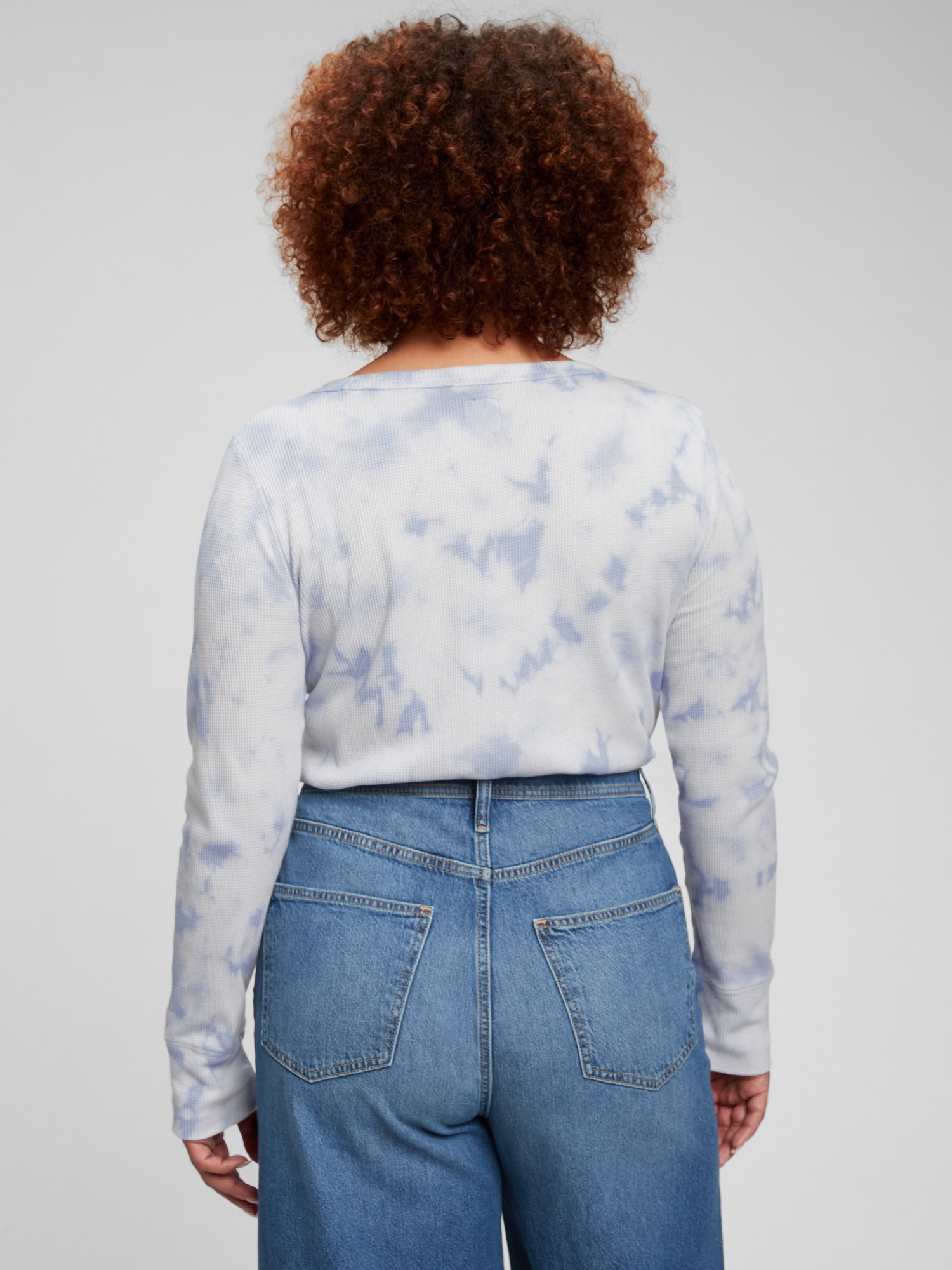 Waffle Knit Tie Dye T Shirt Gap waffle-knit-tie-dye-t-shirt-gap