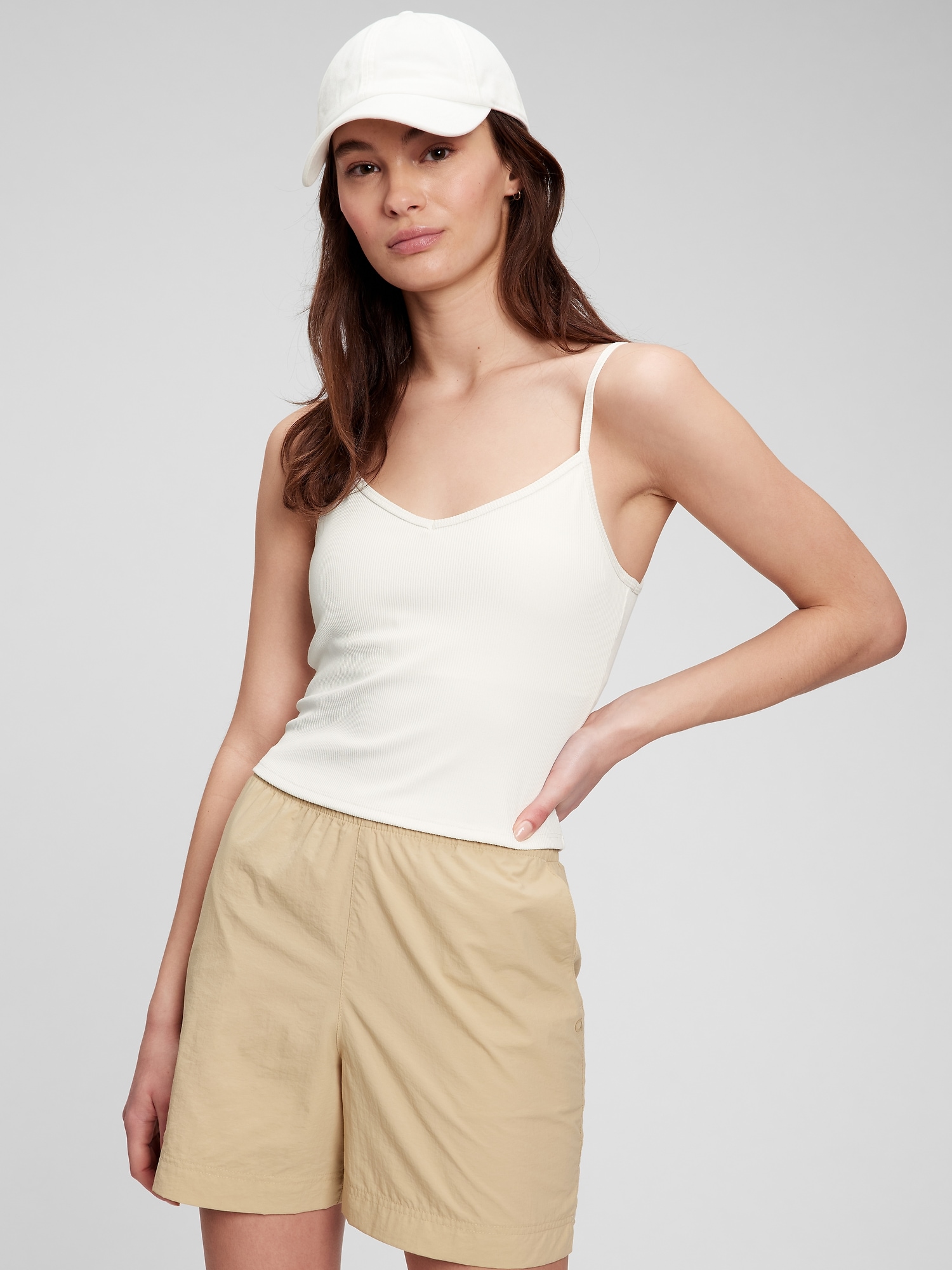 GapFit Blackout Ribbed Cami | Gap