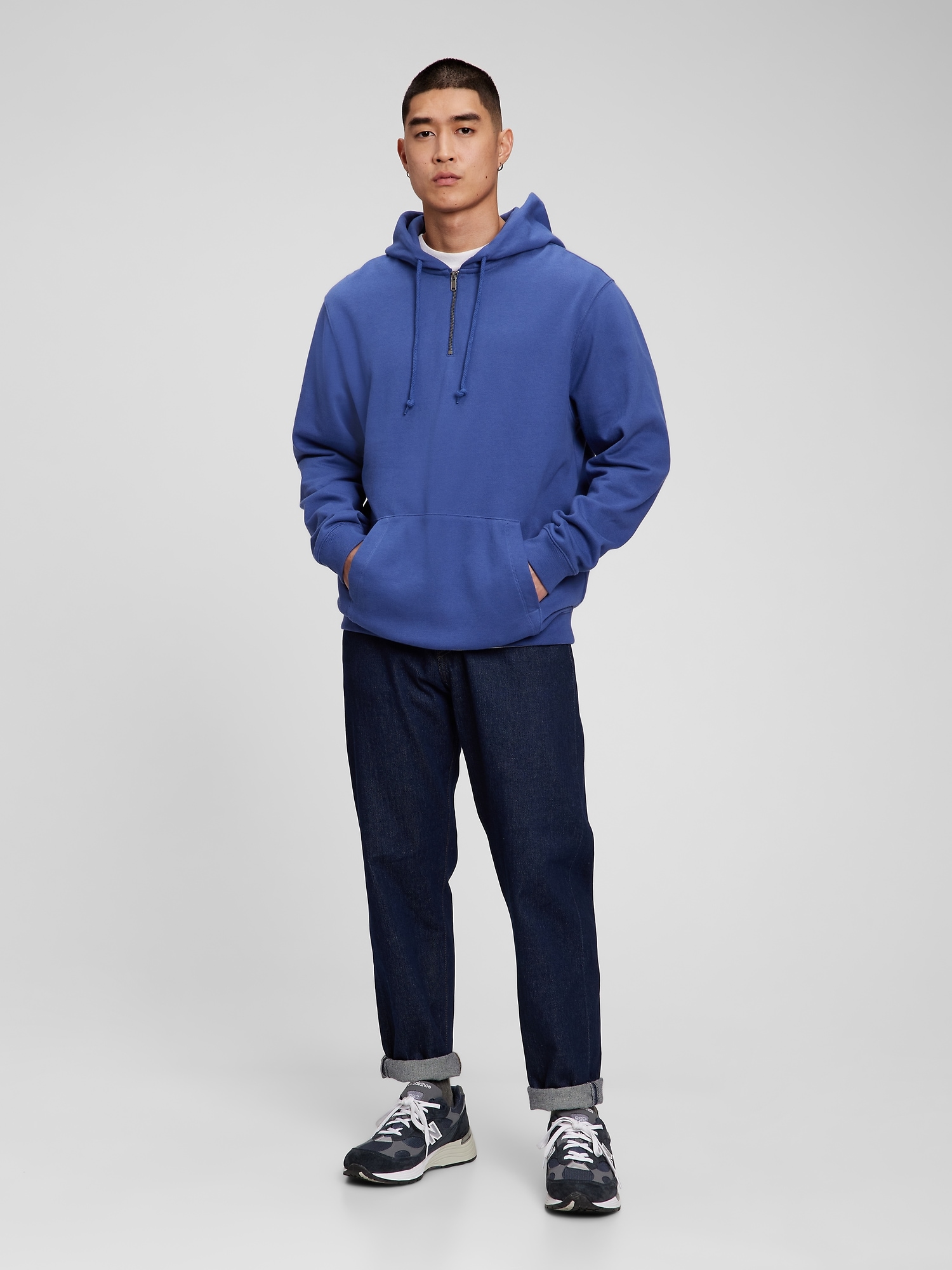 Half-Zip Hoodie | Gap