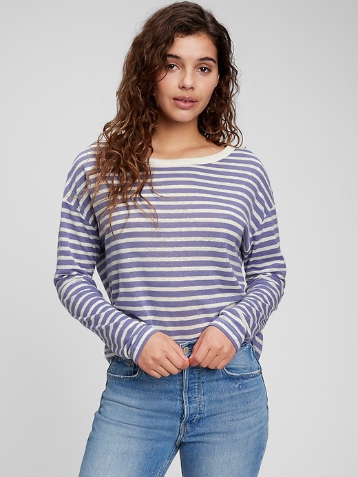 Gap linen t shirt store