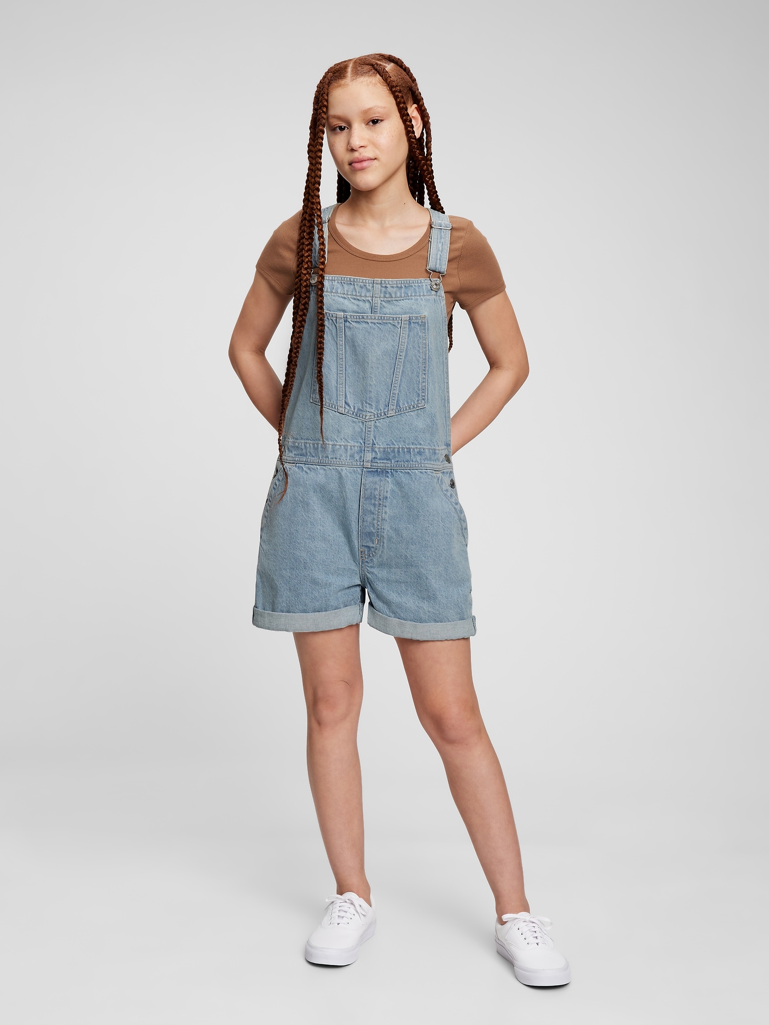 Teen Denim Shortall with Washwell | Gap