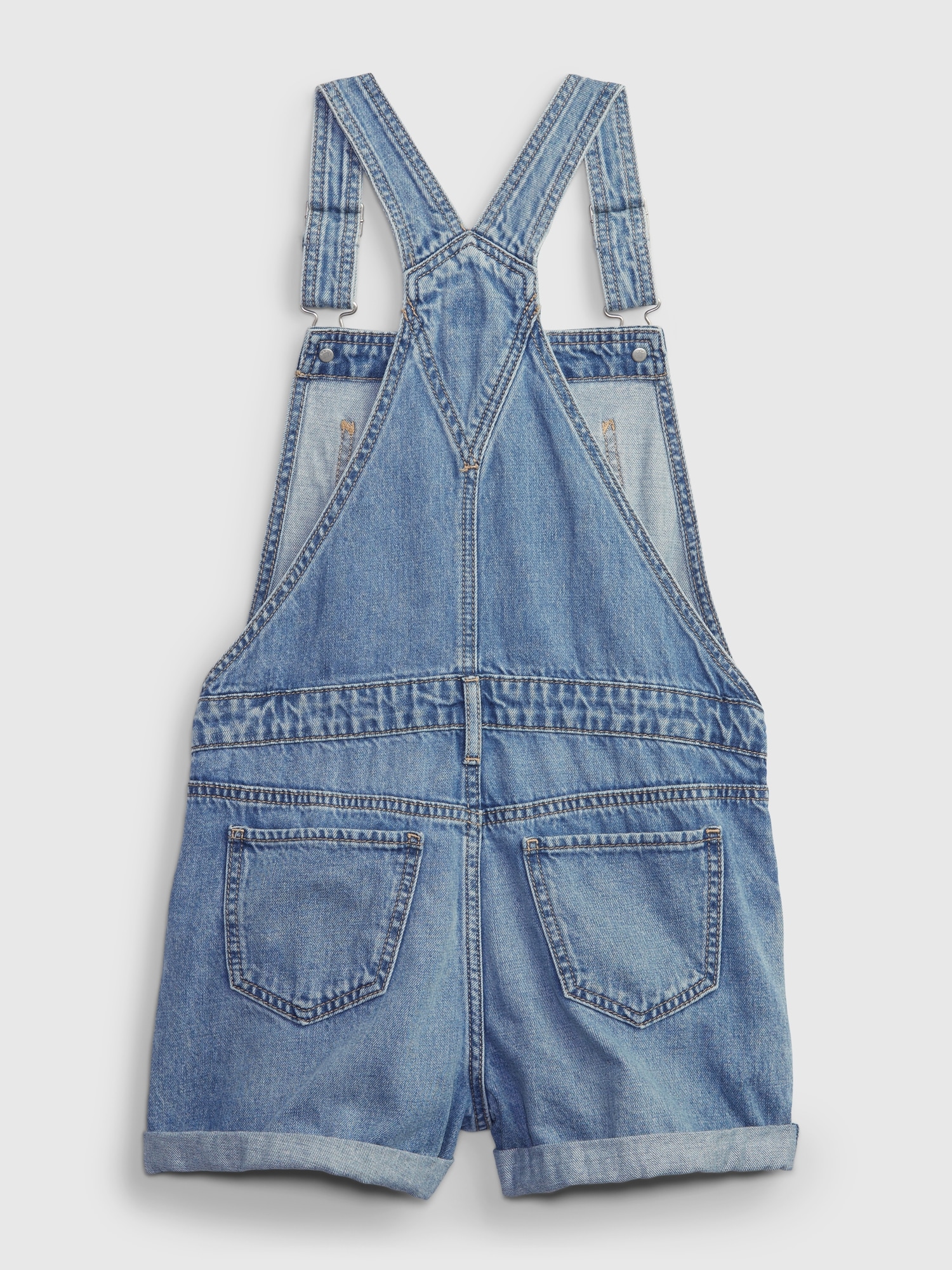 Kids Denim Shortalls with Washwell | Gap