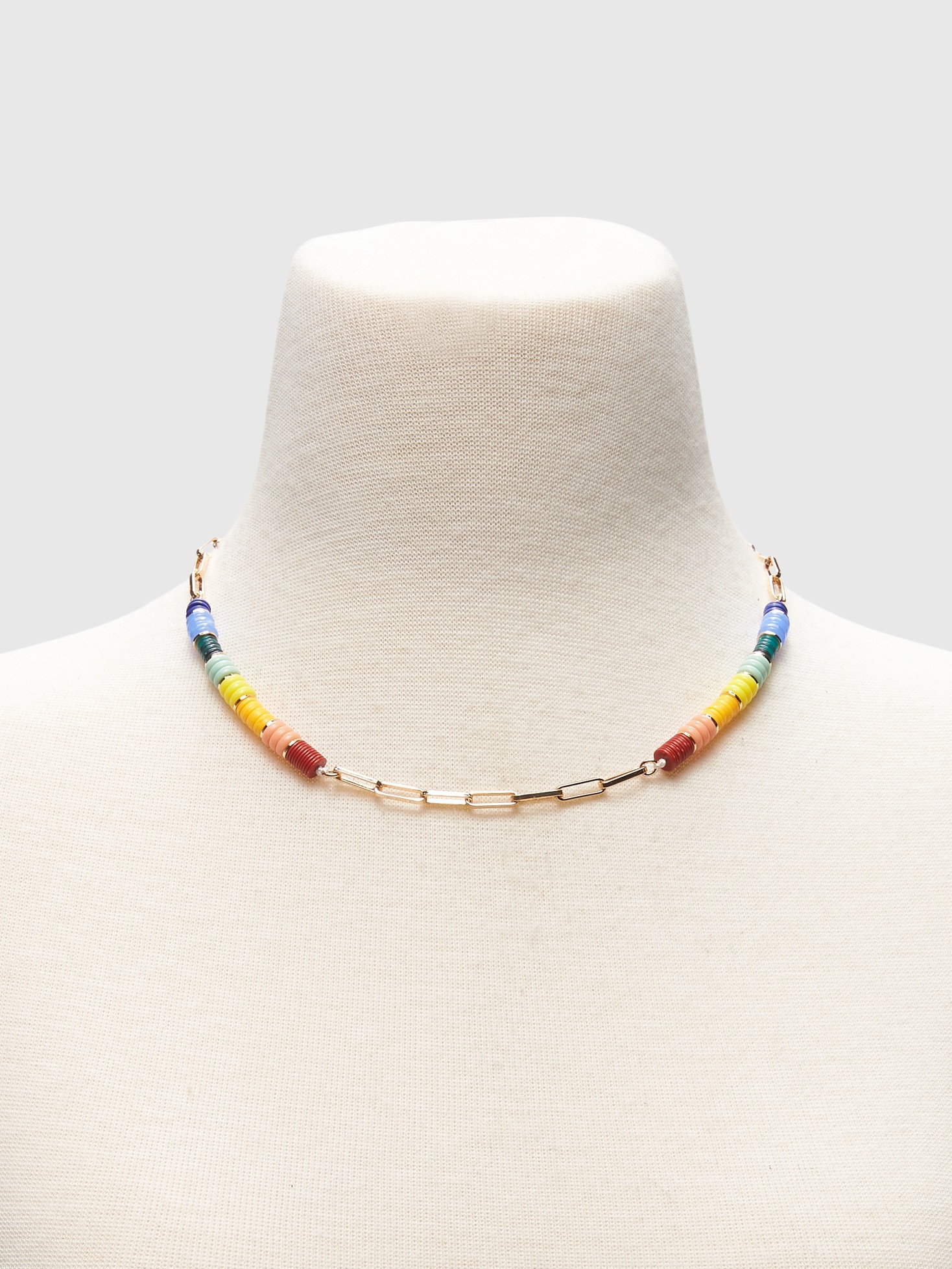 Rainbow Chain Link Necklace | Gap