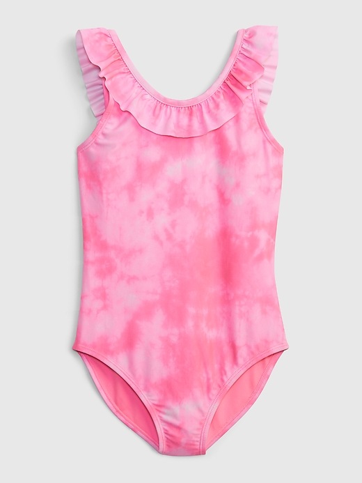 Kids Recycled Ruffle Swim One-Piece | Gap