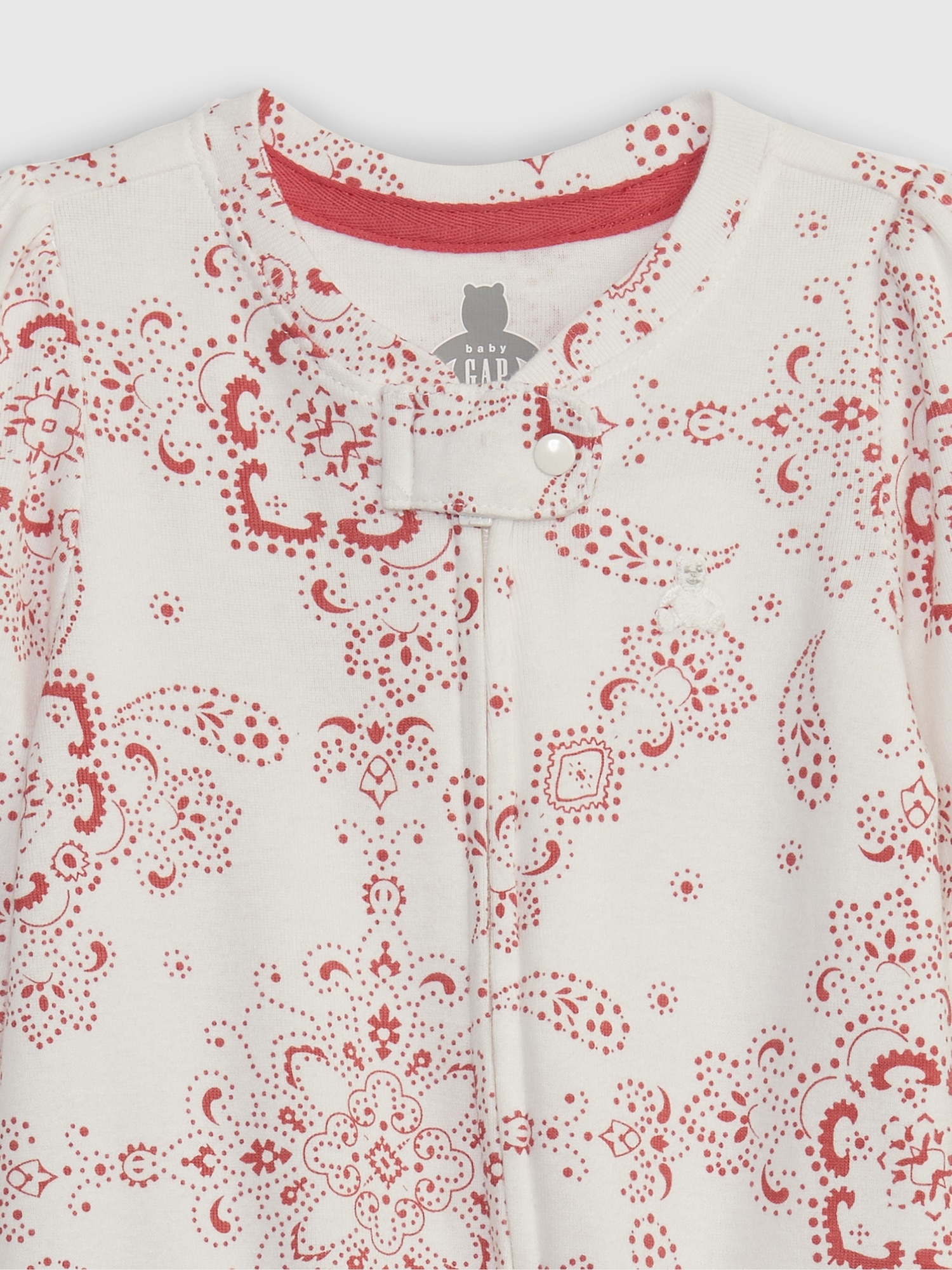 Baby Print Footed One-Piece | Gap