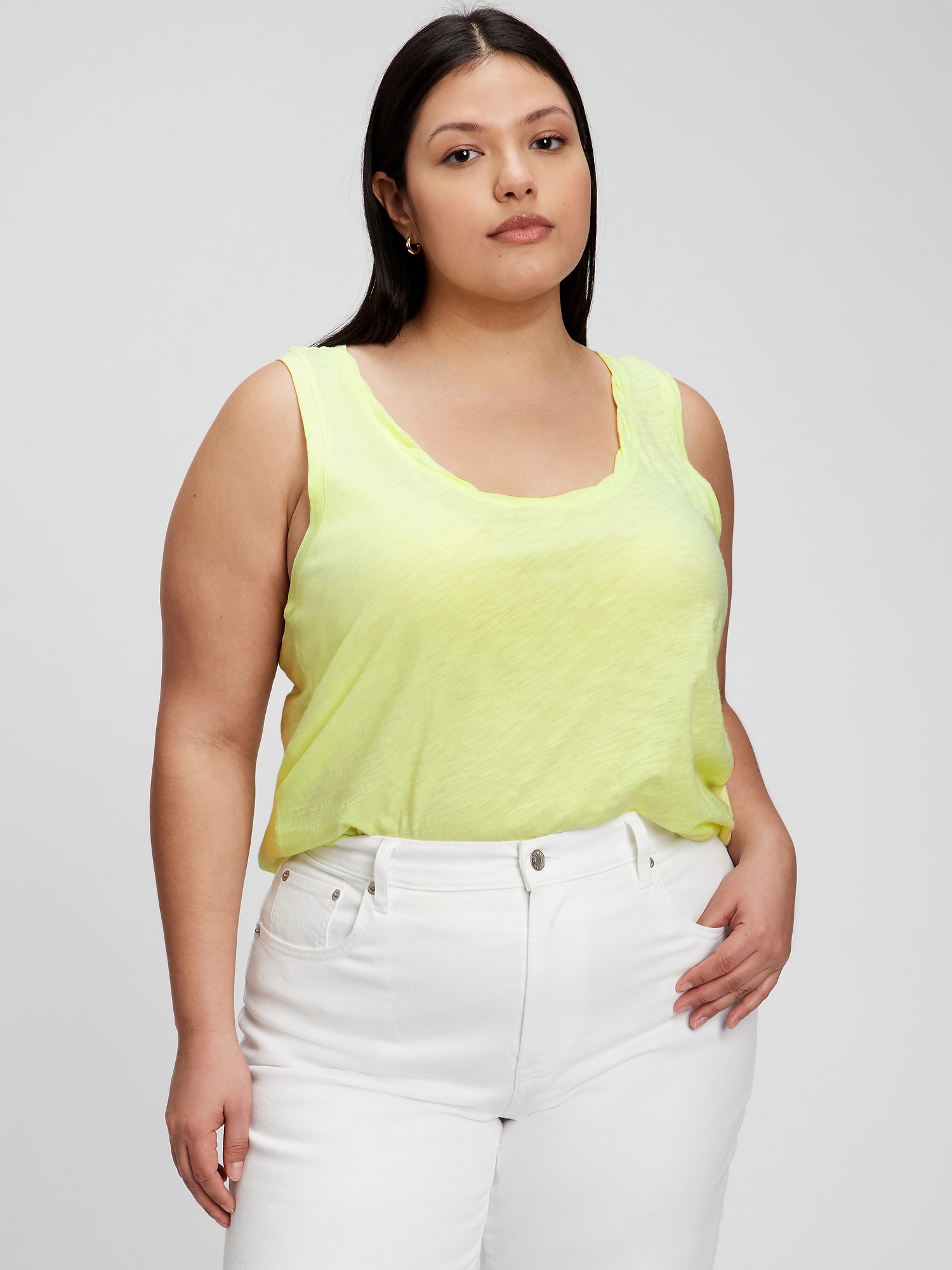Organic Cotton Racerback Tank Top | Gap