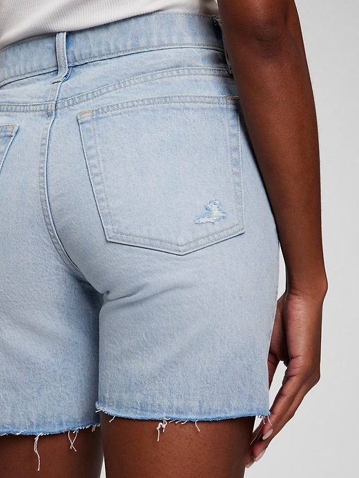 6" High Rise Cheeky Midi Shorts with Washwell | Gap