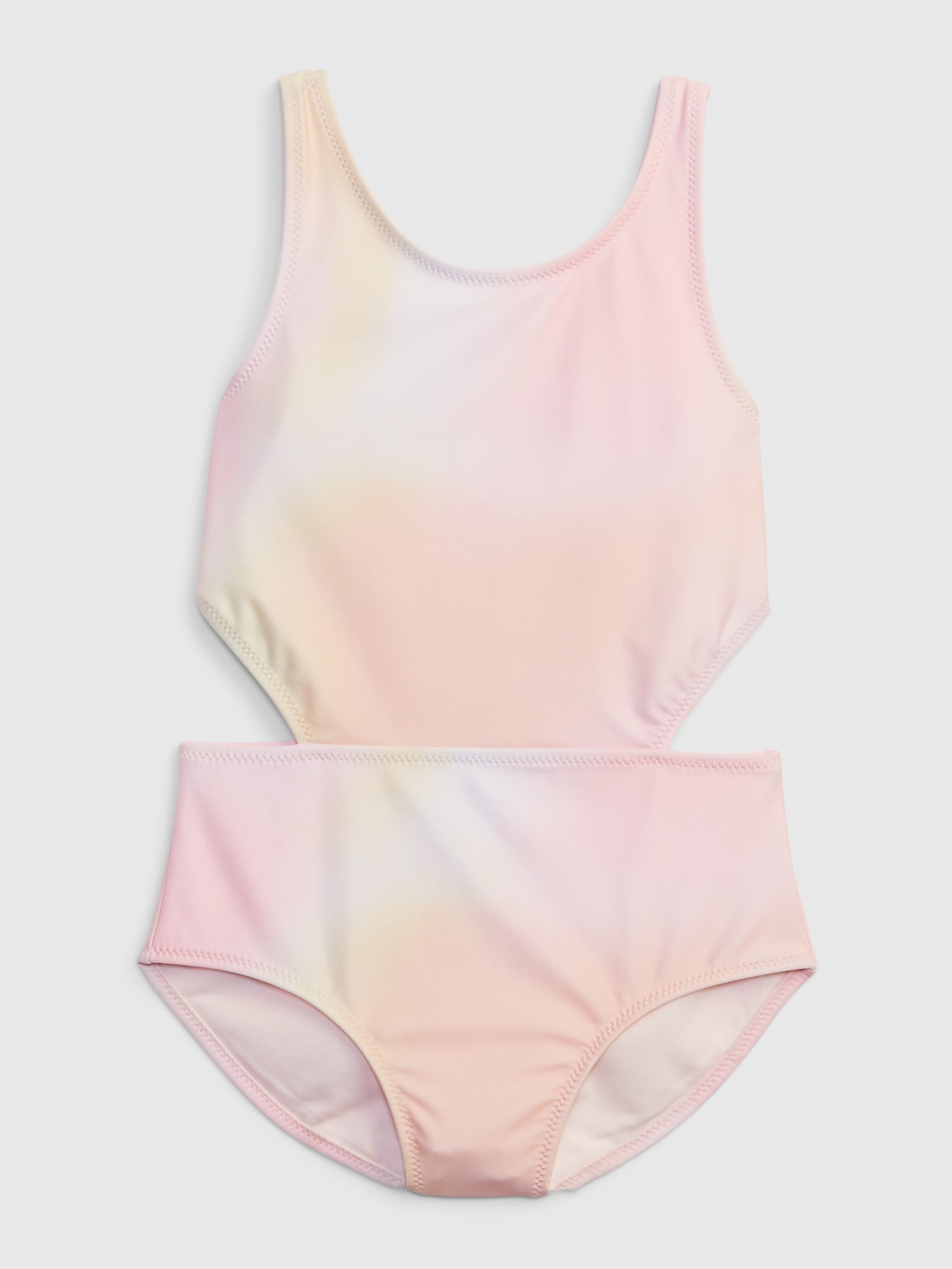 Gap Kids Recycled Cutout Swim One-Piece pink - 802671002