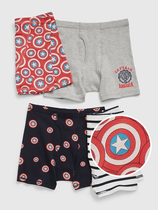 GapKids | Marvel Organic Cotton Captain America Boxer Briefs | Gap