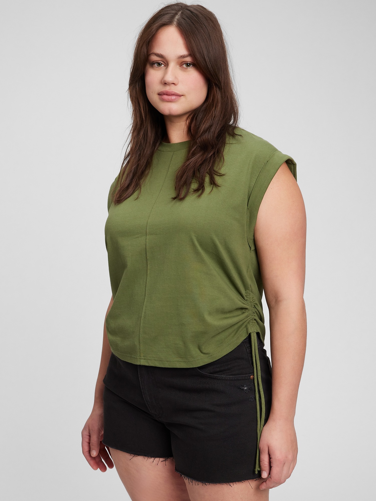 Side Cinch T-Shirt | Gap