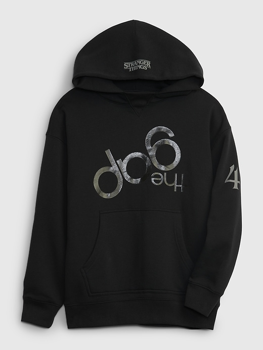 Gap × Stranger Things Teen Upside Down Gap Logo Hoodie | Gap