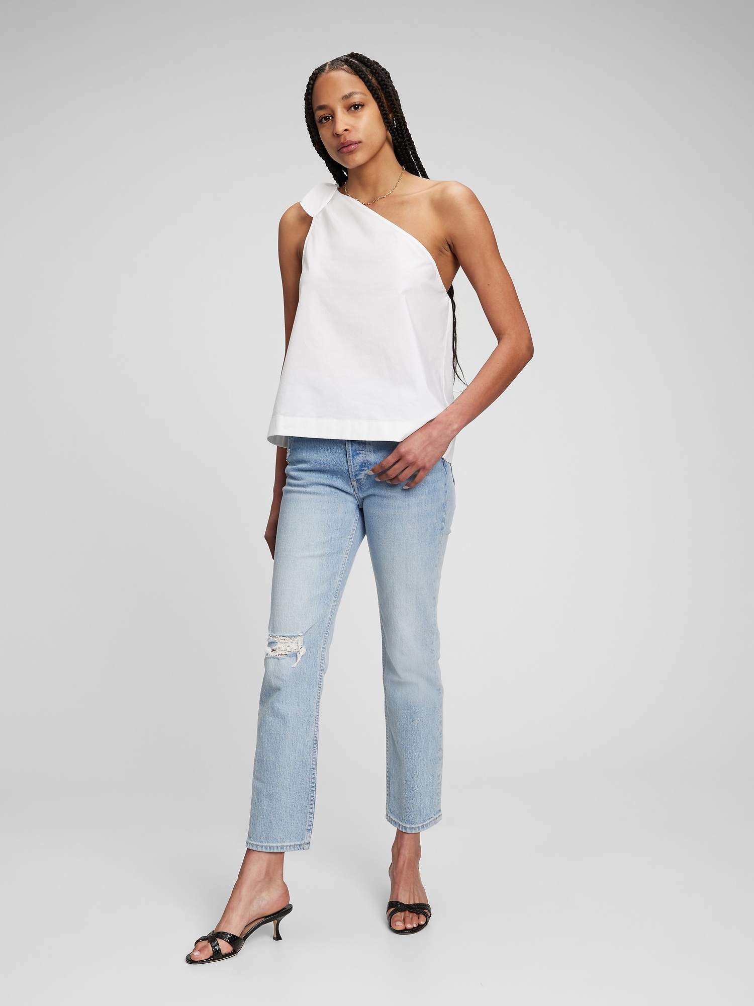 One-Shoulder Tank Top | Gap