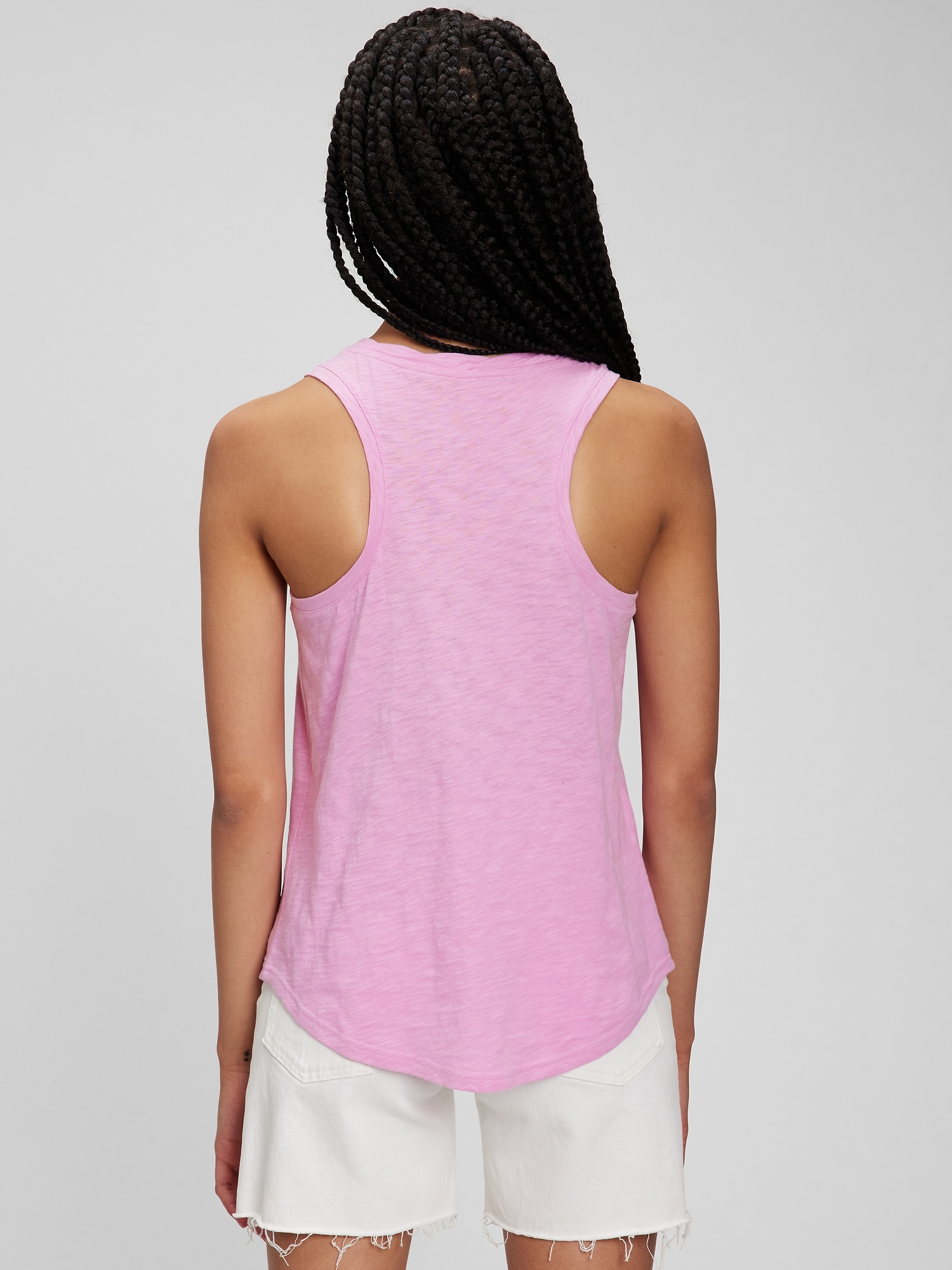 Organic Cotton Racerback Tank Top | Gap