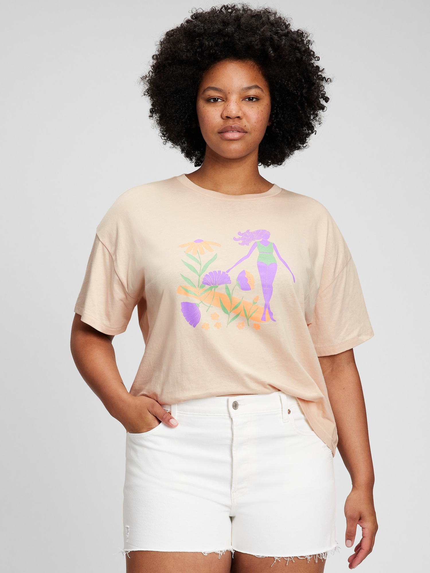 Gap × Lizzy 100% Organic Cotton Graphic T-Shirt | Gap