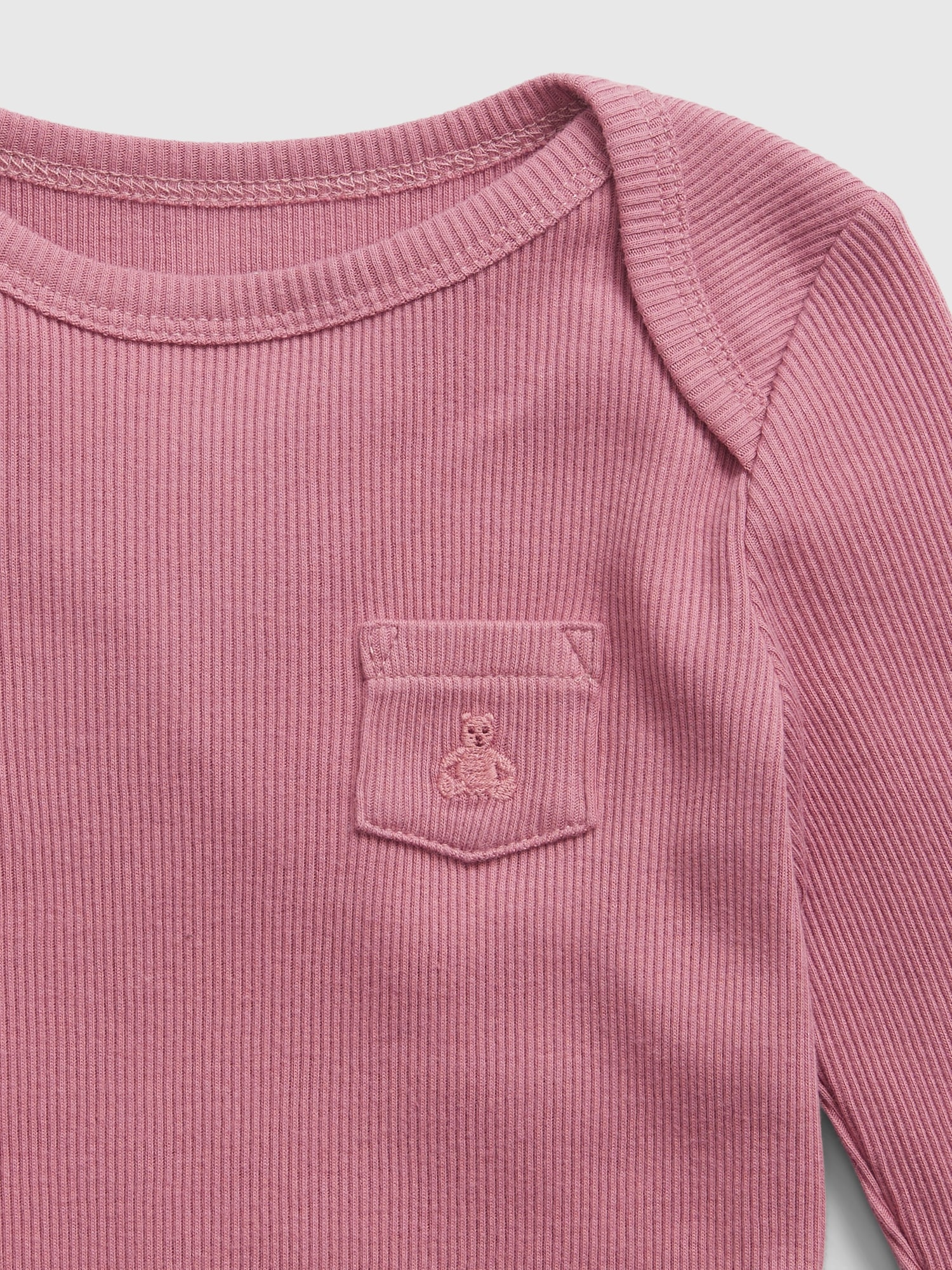 Baby Organic Cotton Rib Bodysuit (3-Pack) | Gap