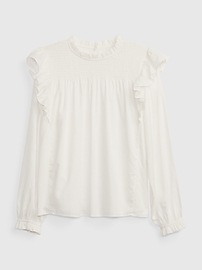 Smocked Ruffle Top | Gap