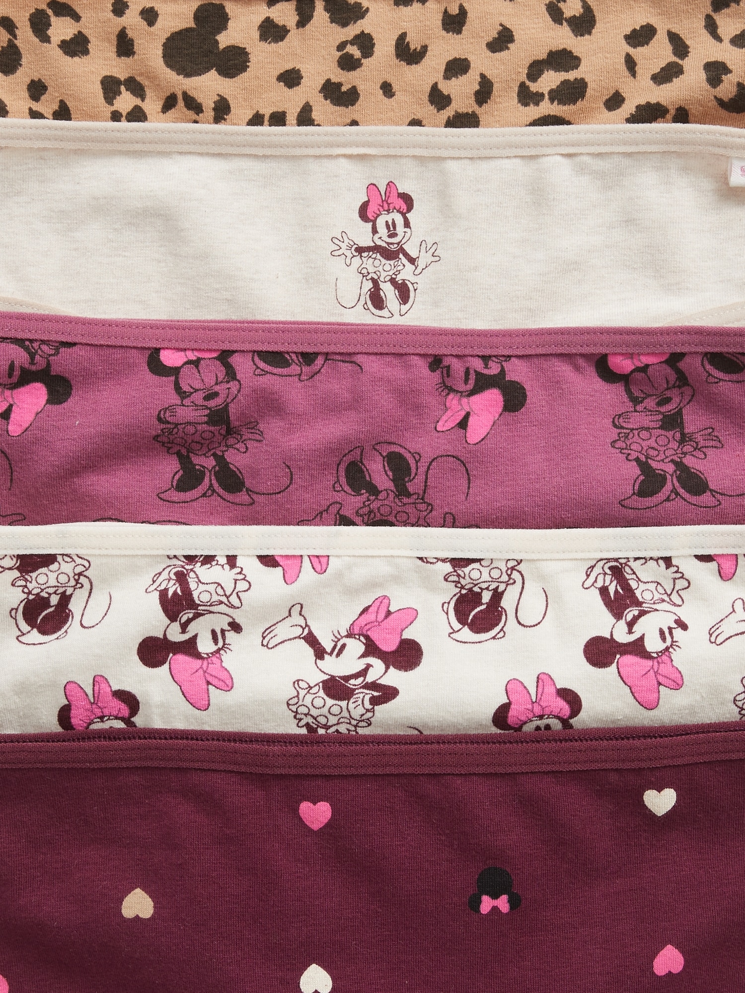 GapKids | Disney Organic Cotton Minnie Mouse Bikini Briefs (5-Pack) | Gap