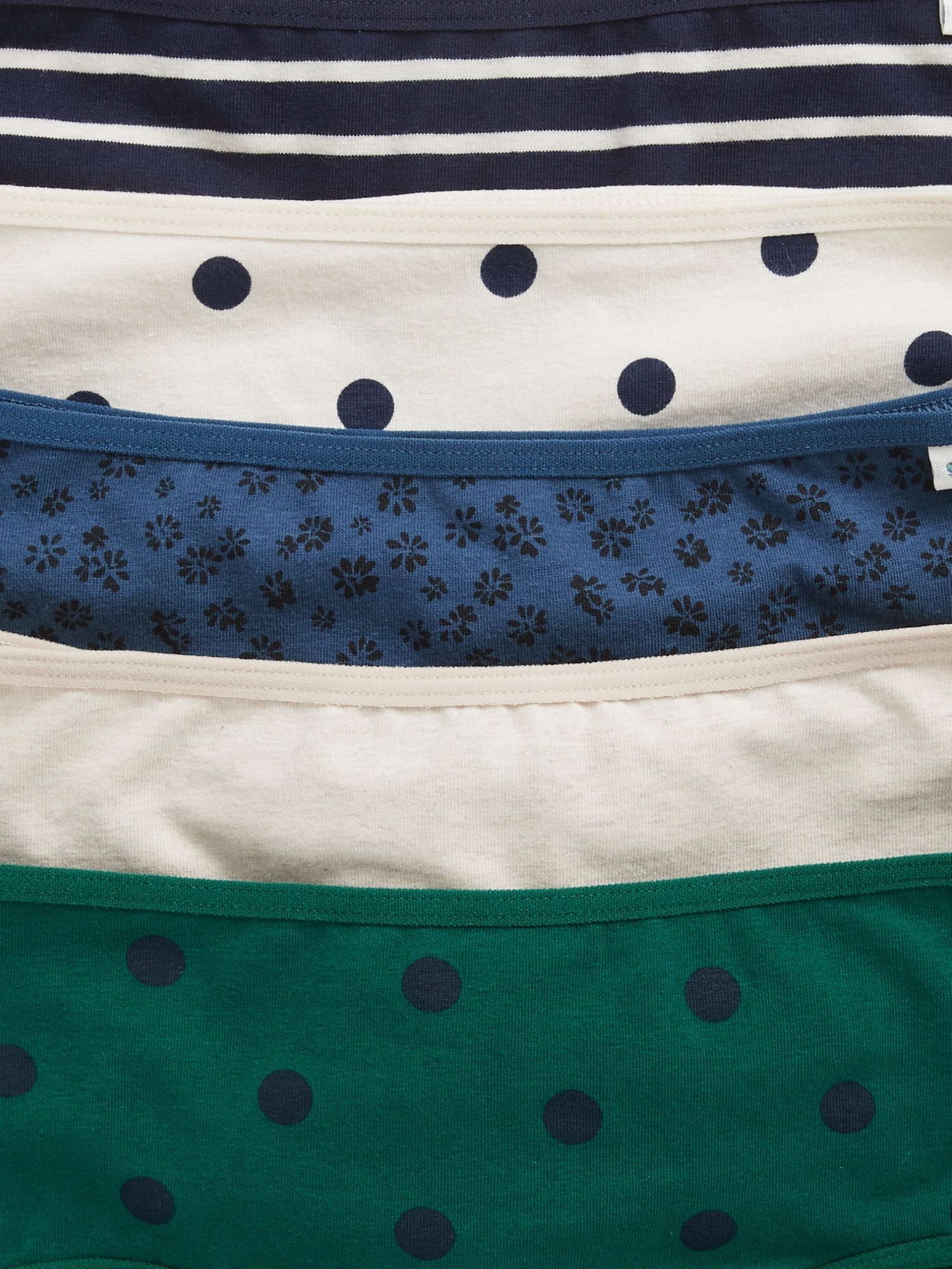 Kids Organic Cotton Hipster Briefs (5-Pack) | Gap