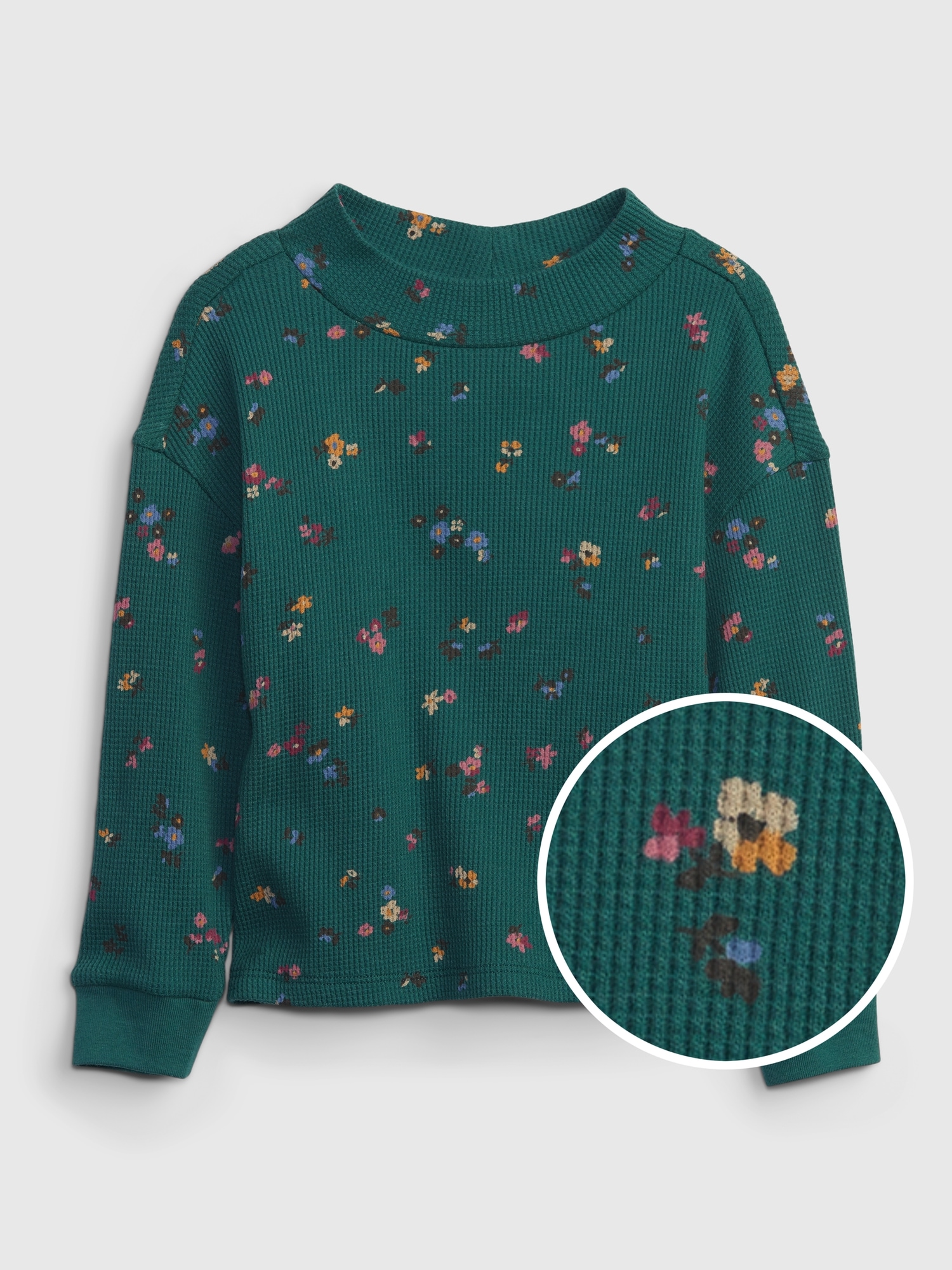 Toddler Printed Waffle Top | Gap