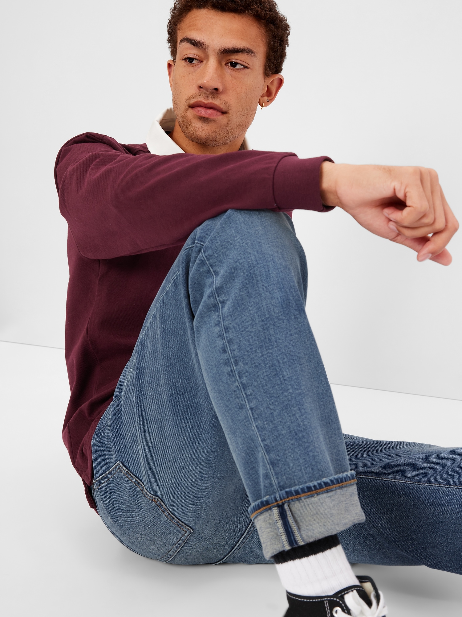 Soft Flex Straight Jeans | Gap