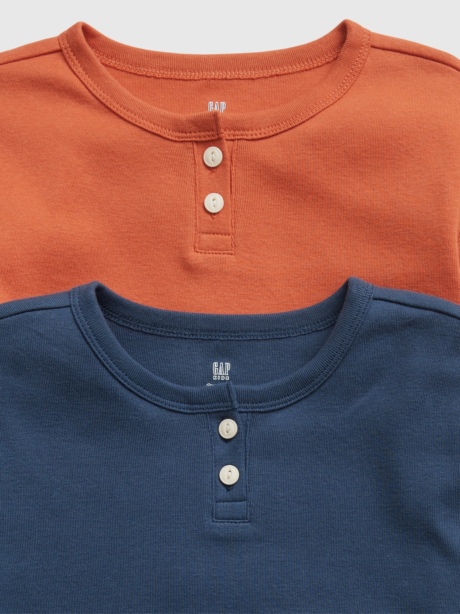 Kids 100% Organic Cotton Henley PJ Set (2-Pack) | Gap