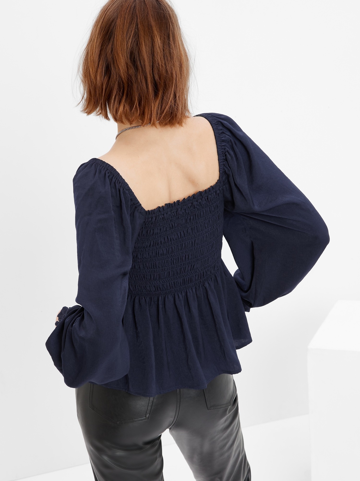 Smocked Peplum Top | Gap