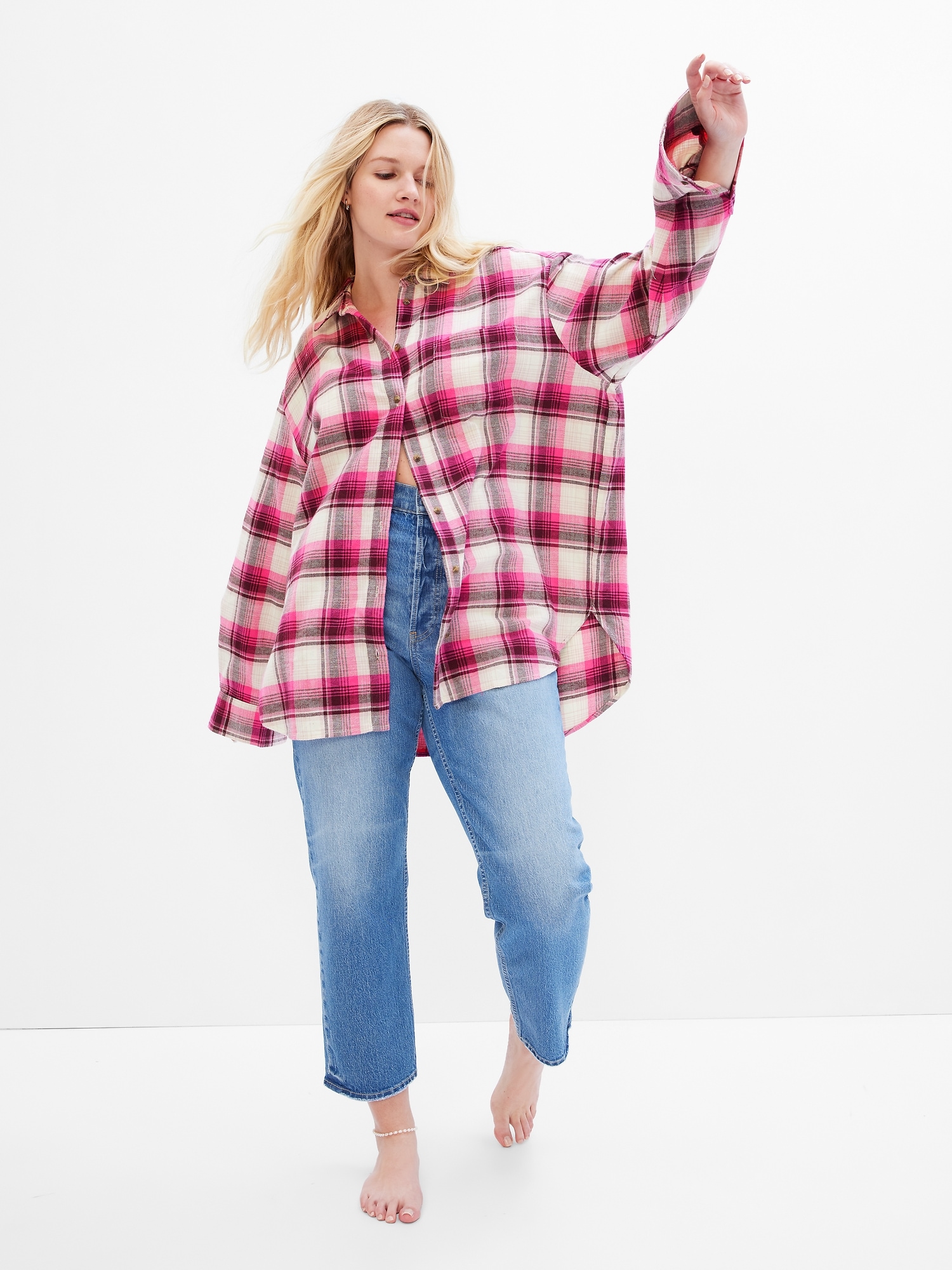 Flannel Big Shirt | Gap