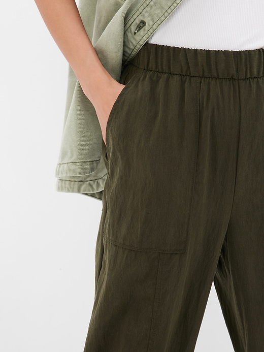 TENCEL™ Lyocell High Rise Pull-On Pants with Washwell | Gap