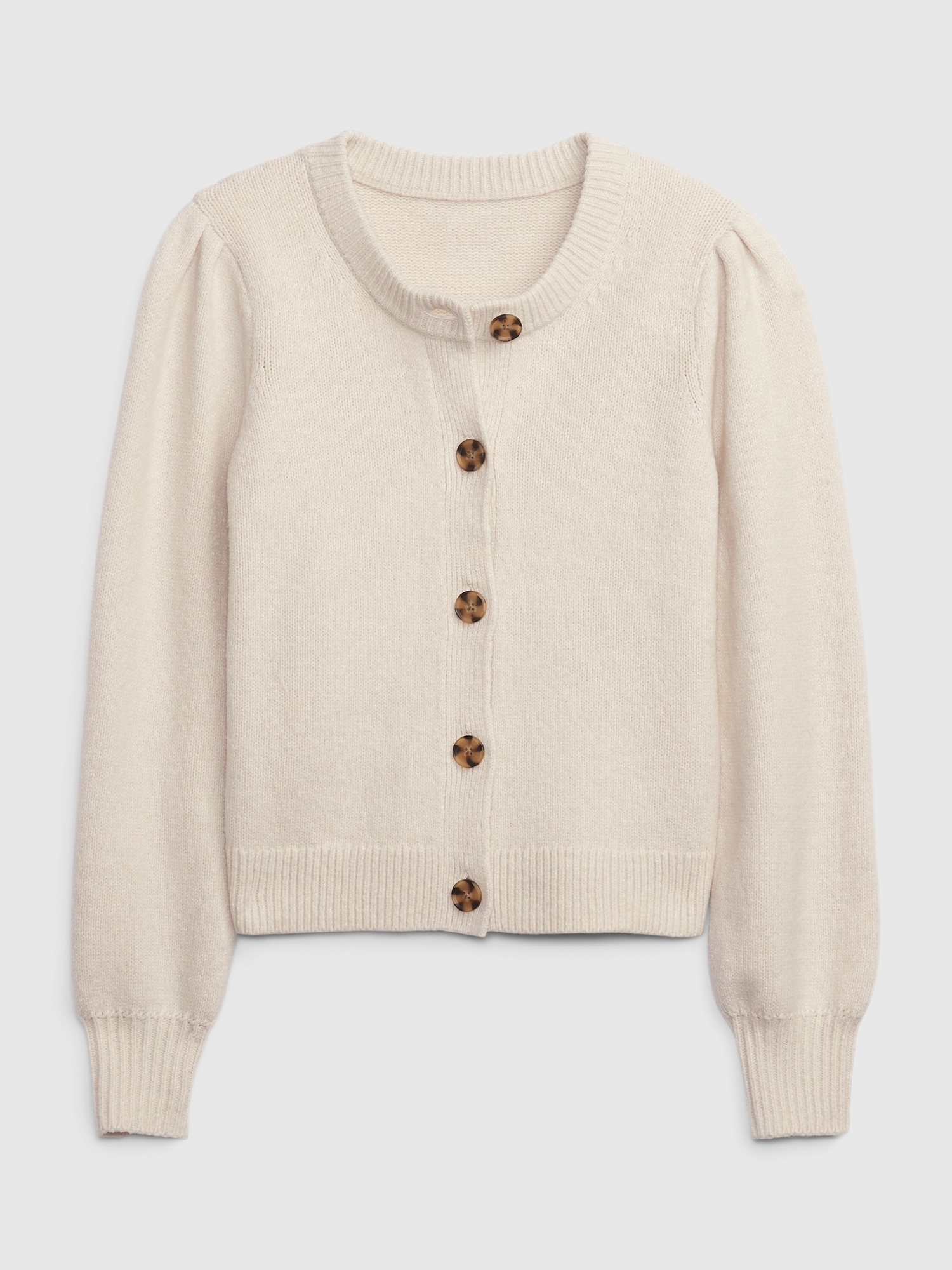 CashSoft Puff Sleeve Cardigan | Gap