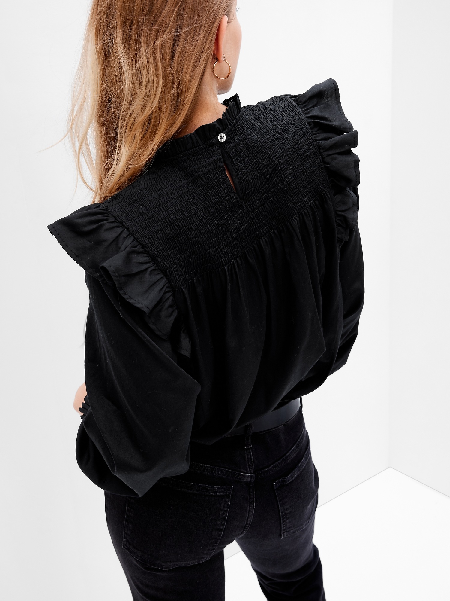 Smocked Ruffle Top | Gap