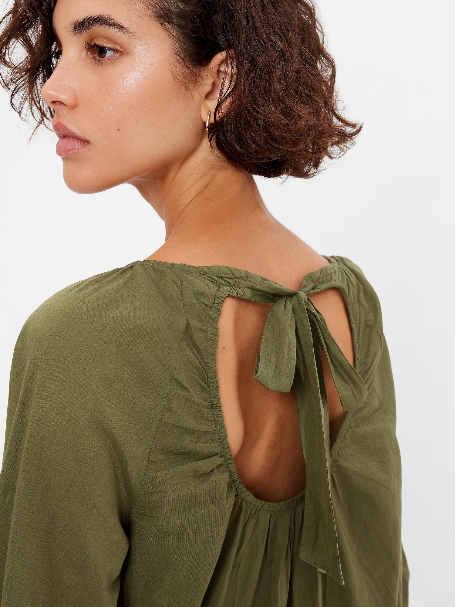Tie-Back Cutout Mini Dress | Gap