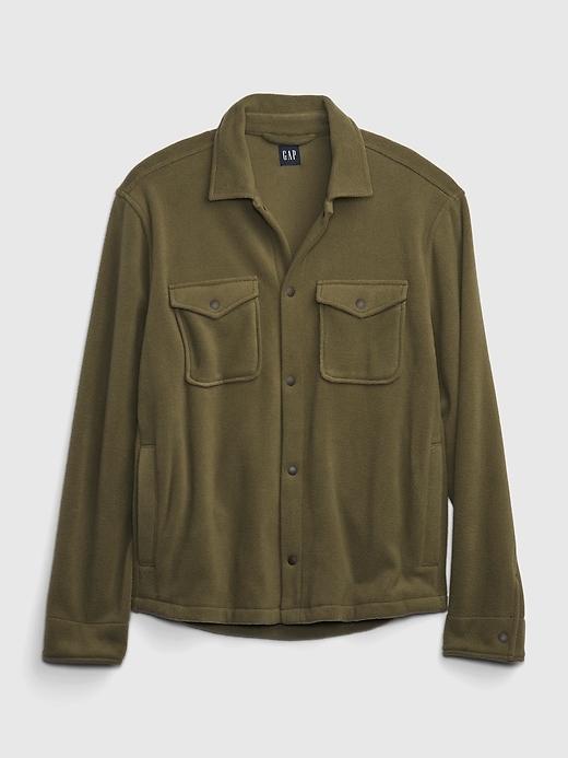Recycled Arctic Fleece Overshirt | Gap