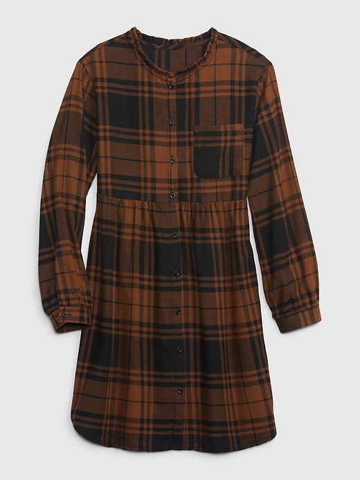 Kids Flannel Shirtdress | Gap