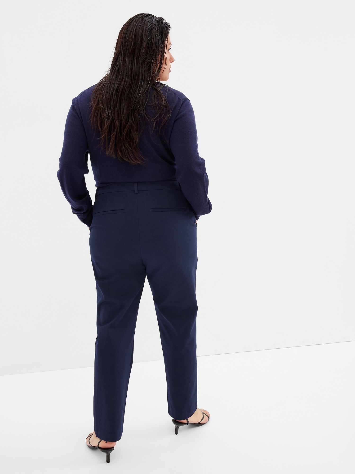 Mid Rise BiStretch Slim Pants | Gap