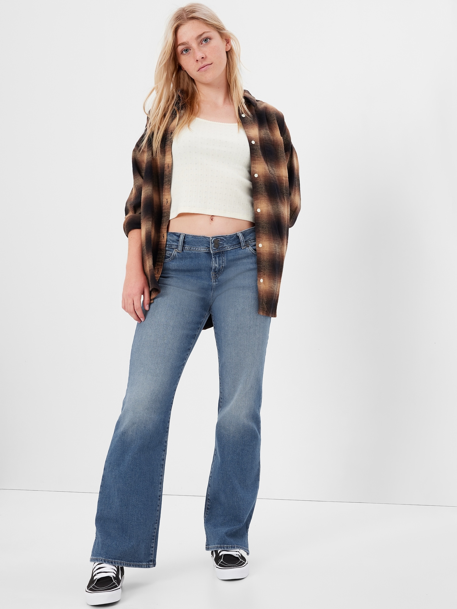 Teen Low Rise Vintage Bootcut Jeans | Gap