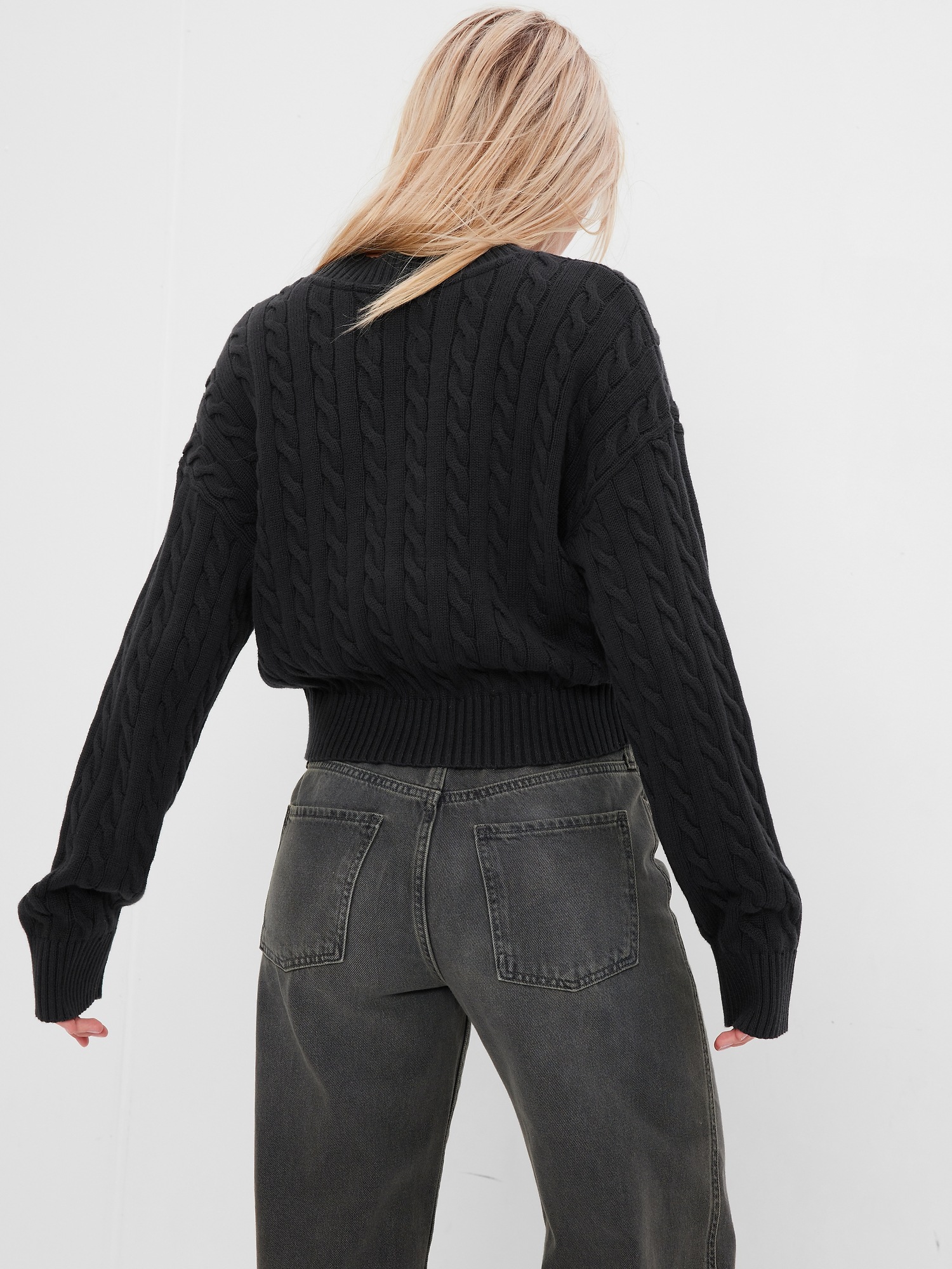 Teen 100% Organic Cotton Cable-Knit Sweater | Gap
