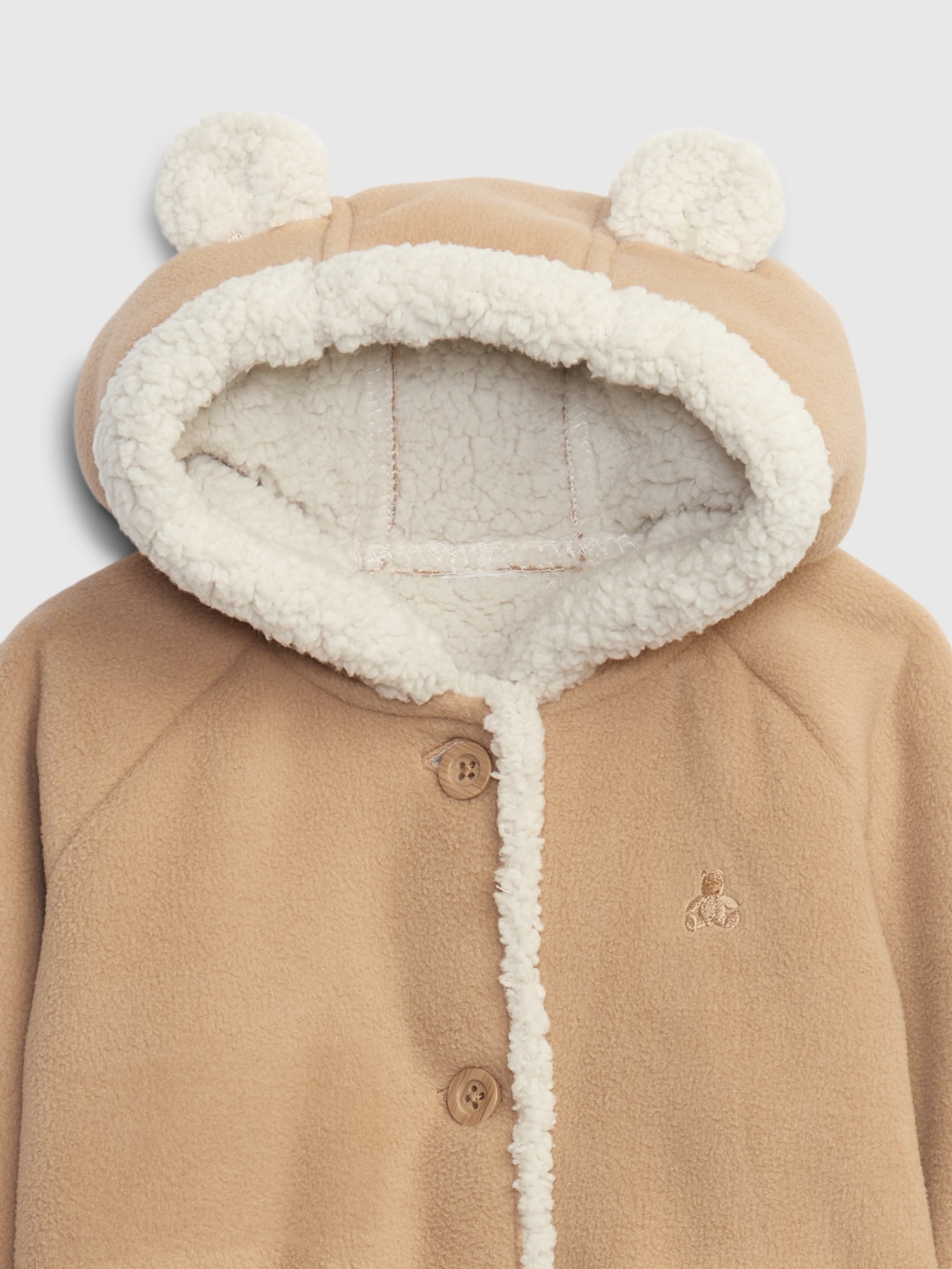 Baby Sherpa-Lined One-Piece | Gap