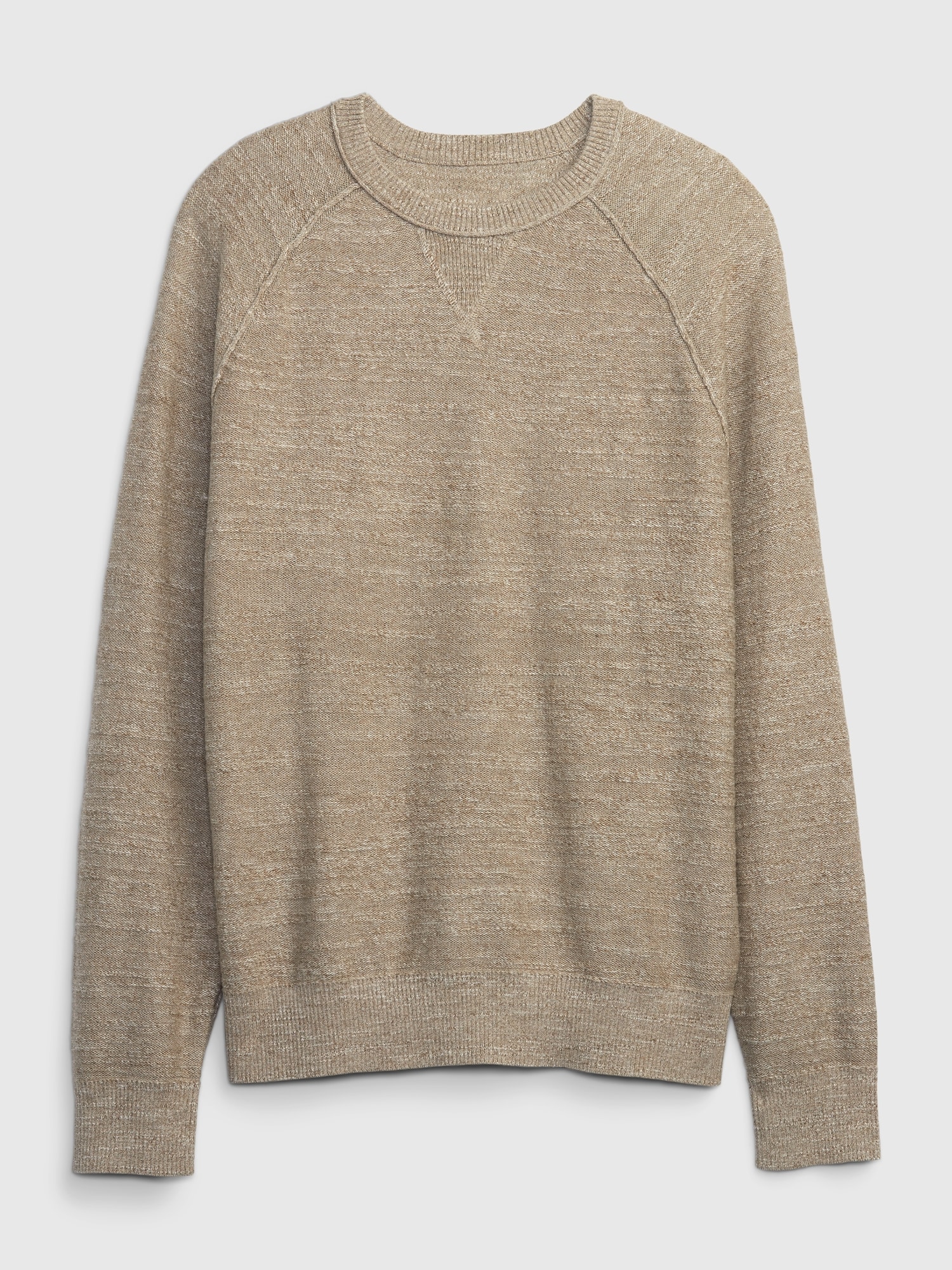Slub Cotton Raglan Crewneck Sweater | Gap