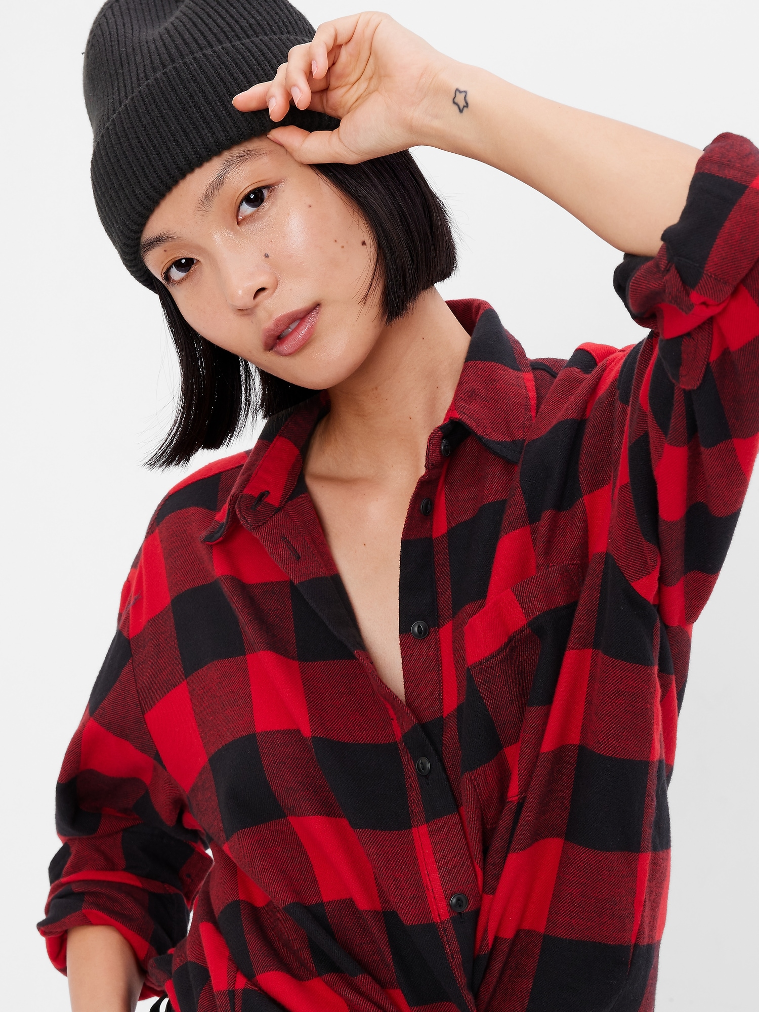 Flannel Big Shirt | Gap