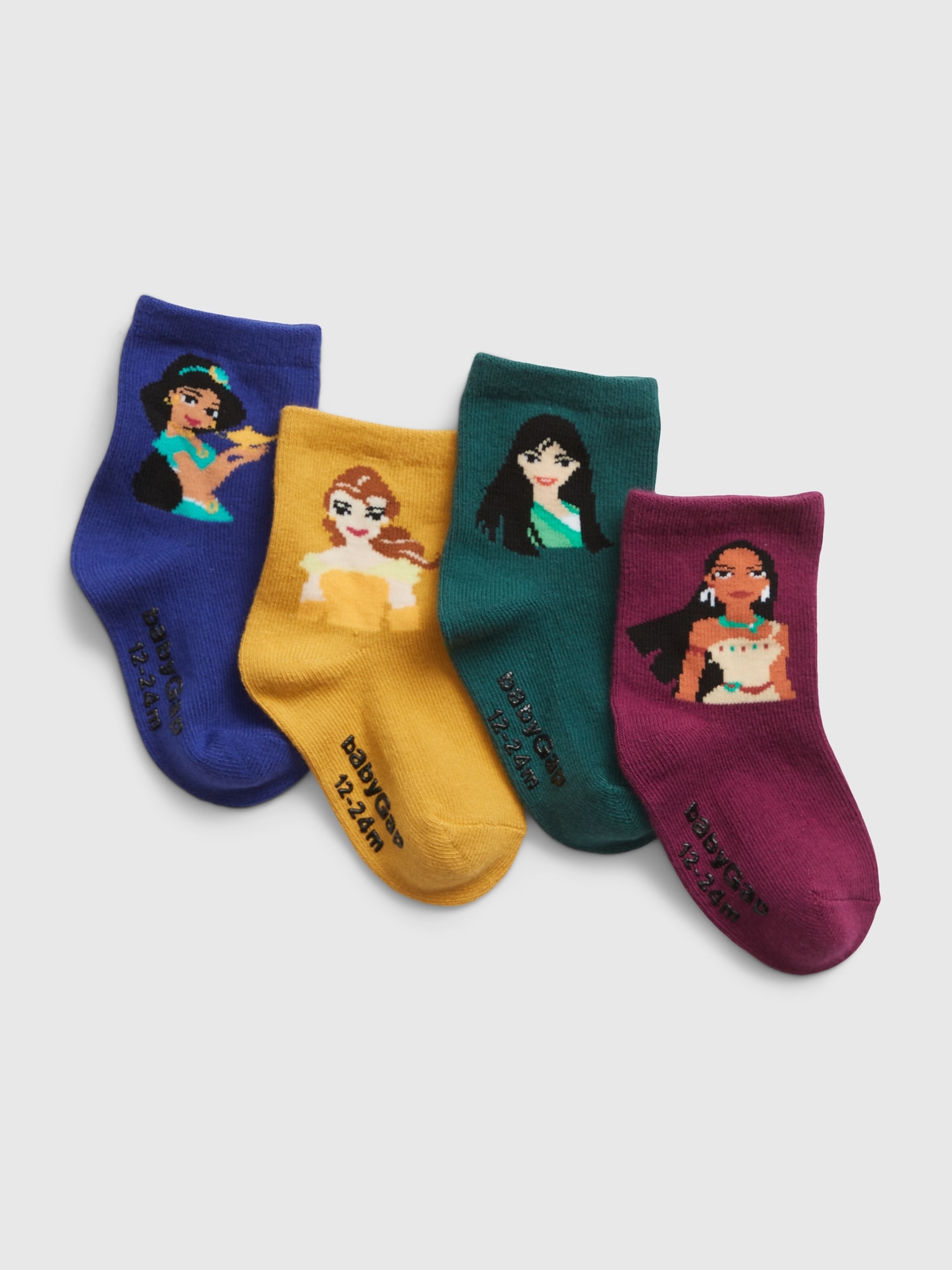 babyGap | Disney Princess Crew Socks (4-Pack) | Gap