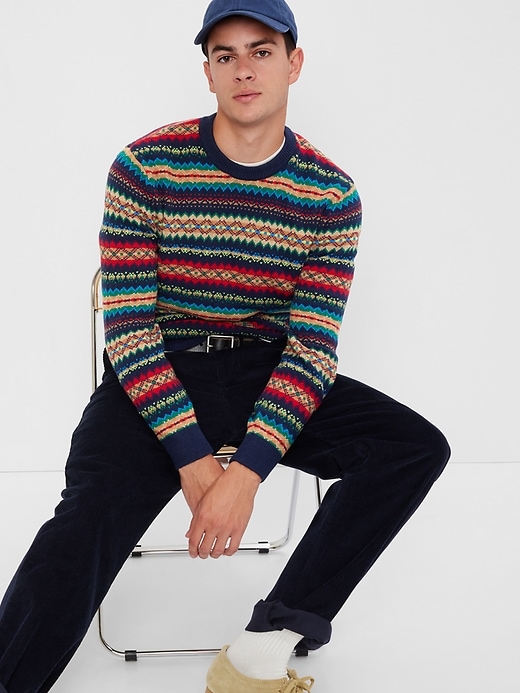 Fair Isle Crewneck Sweater | Gap